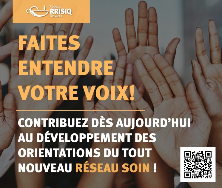 Contribuez au développement des orientations du tout nouveau Réseau SOIN...